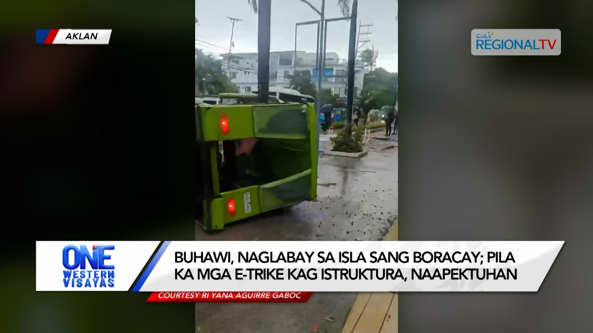 Mabaskog nga hangin kag ulan tuga ni bagyo Kristine nabatyagan sa man Visayas