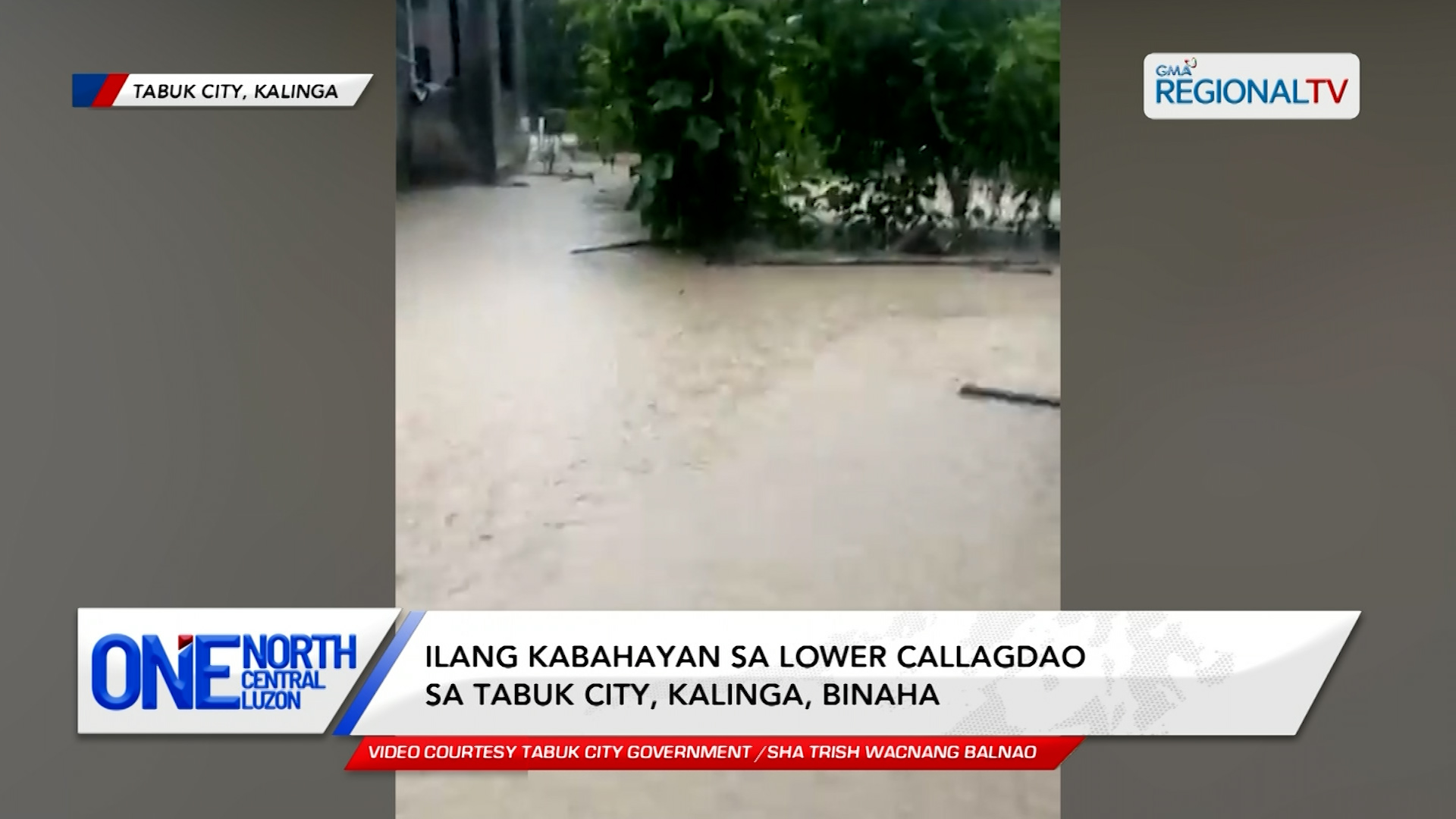 Ilang kabahayan sa Lower Callagdao sa Tabuk City, Kalinga, binaha | One ...