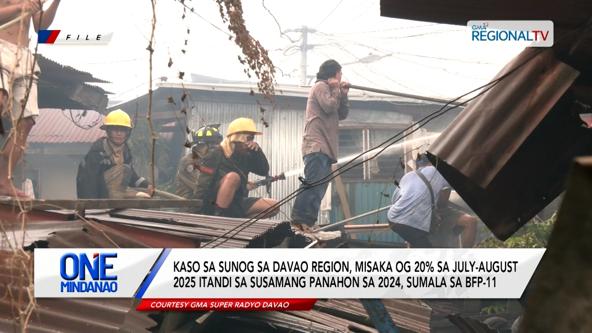 Kaso sa sunog sa Davao Region, misaka og 20% sa July-August 2025| One Mindanao