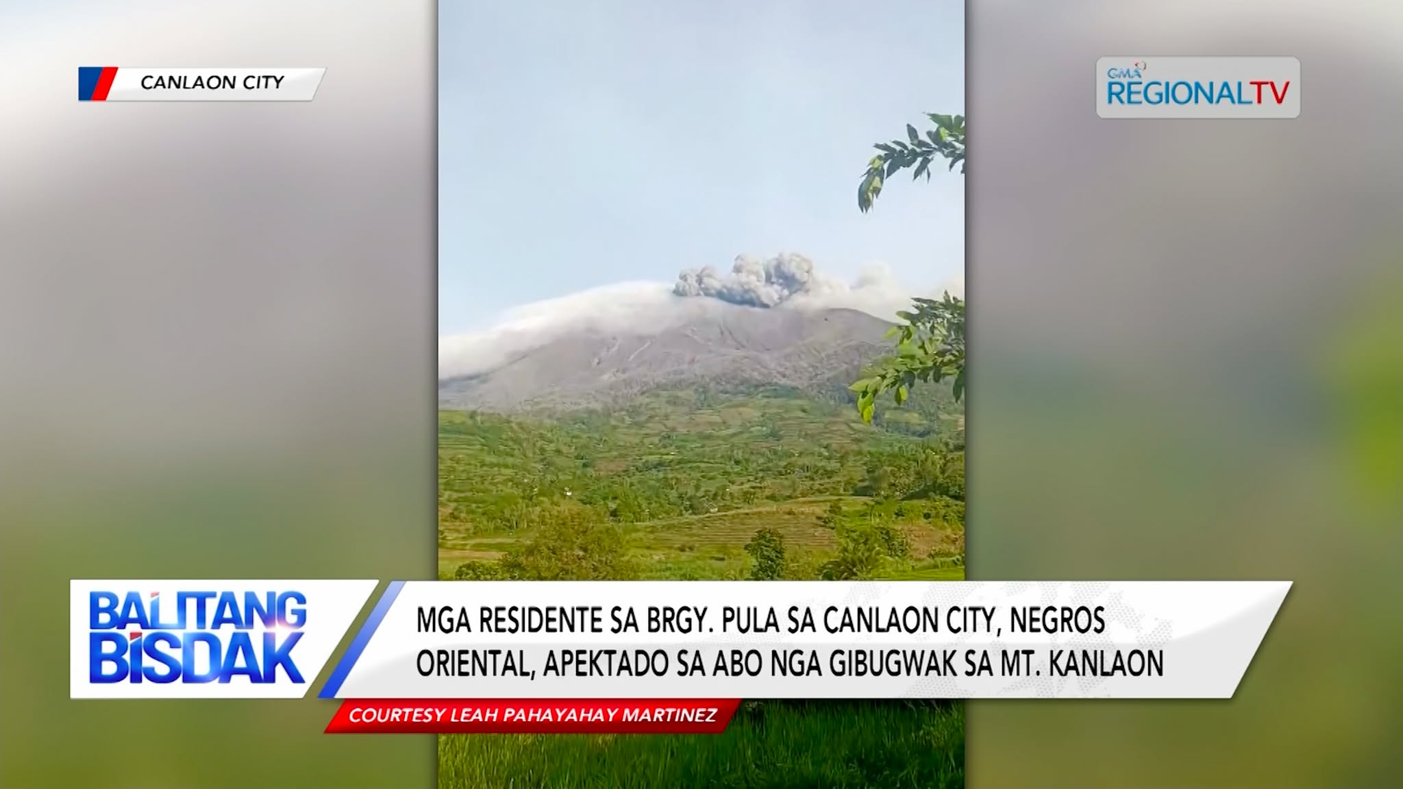 Bulkang Kanlaon, Padayong Mibugwak og Abo | Balitang Bisdak