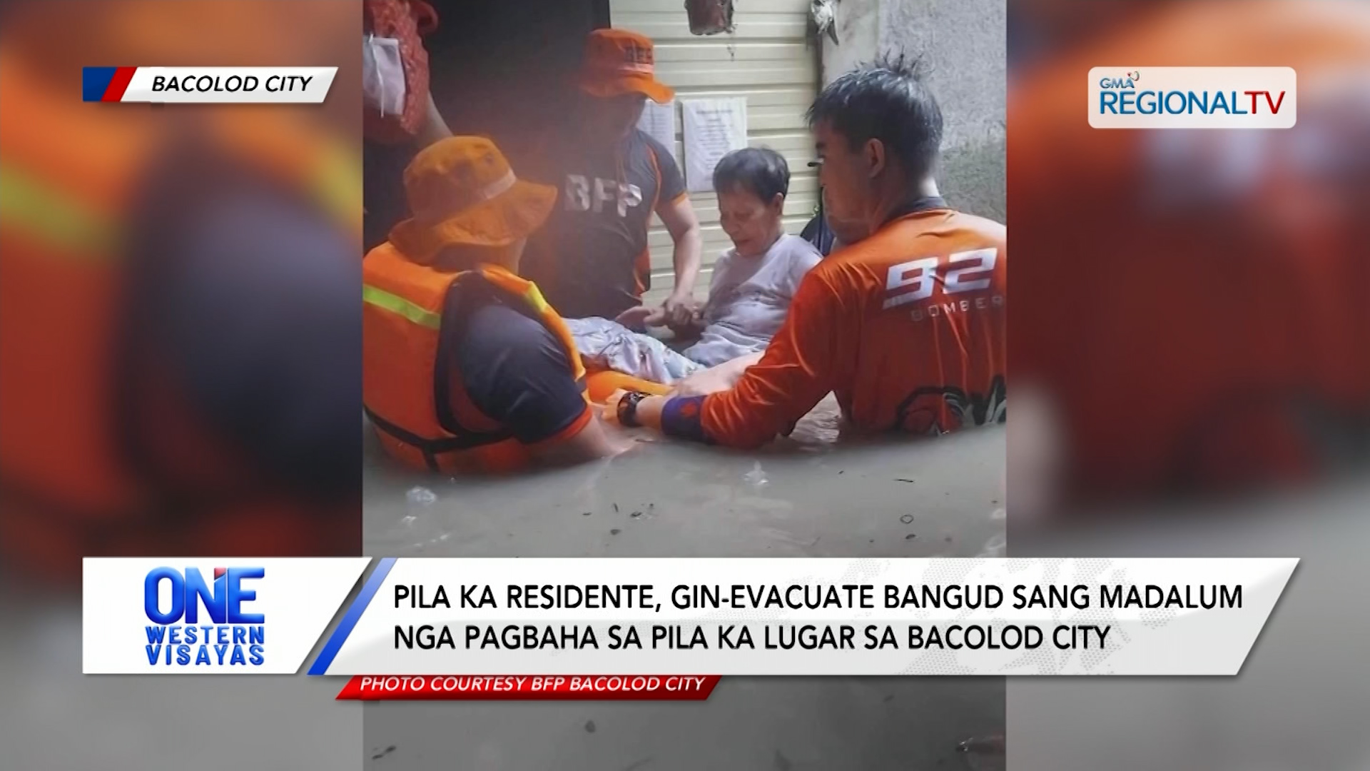 Pila ka residente sa Bacolod City, gin-evacuate bangud sang pagbaha | One Western Visayas