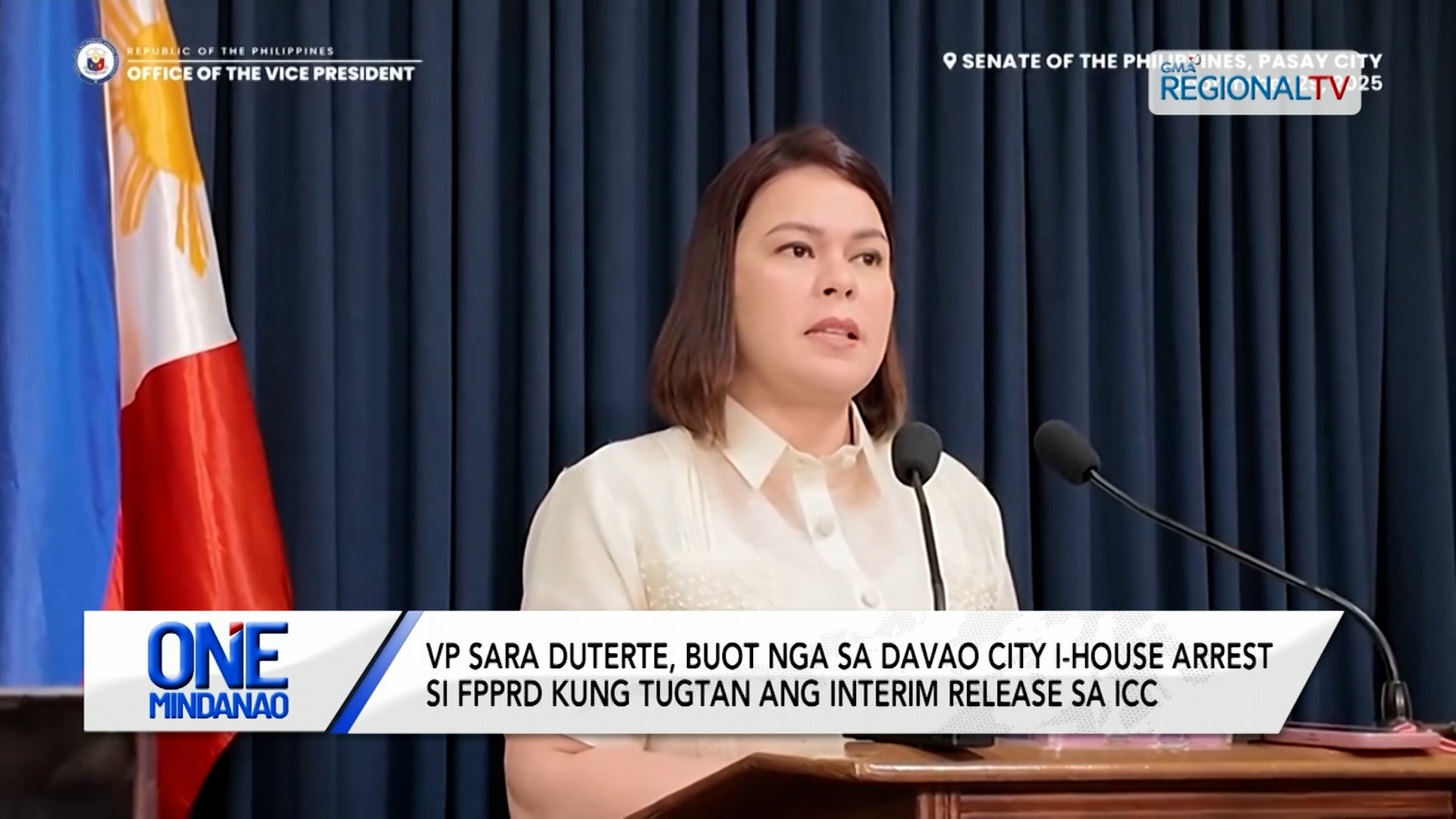 Prosekusyon, gibarugan nga angayang magpabilin si FPRRD sa ICC | One Mindanao