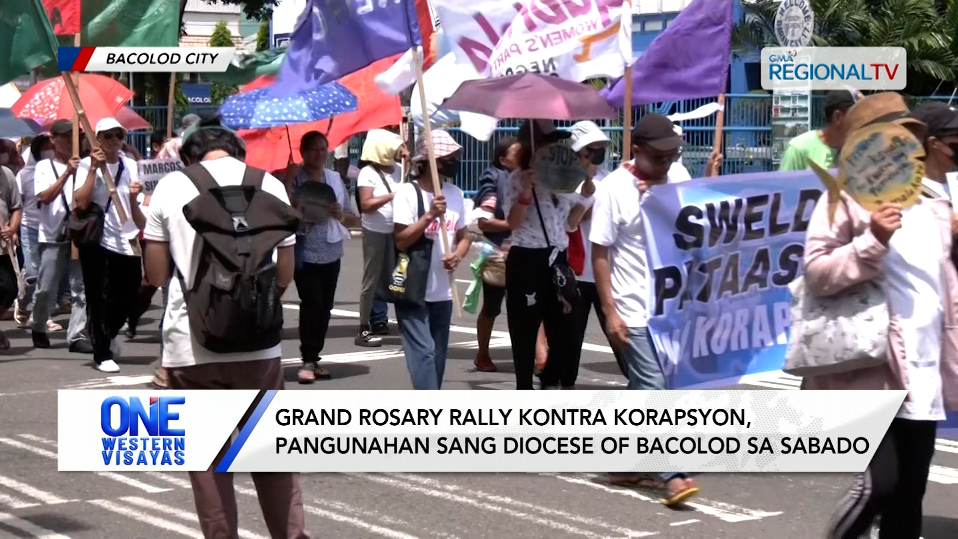 Grand rosary rally kontra korapsyon, pangunahan sang Diocese of Bacolod ...