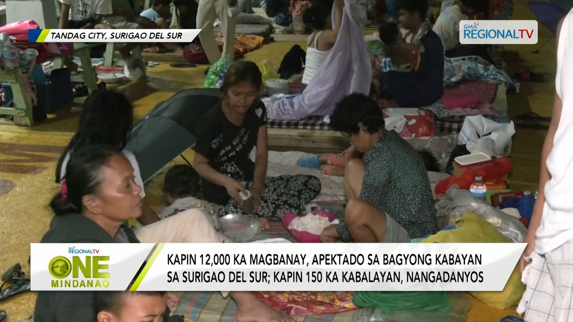 One Mindanao: Kapin 12,000 ka magbanay, apektado sa Bagyong Kabayan sa ...