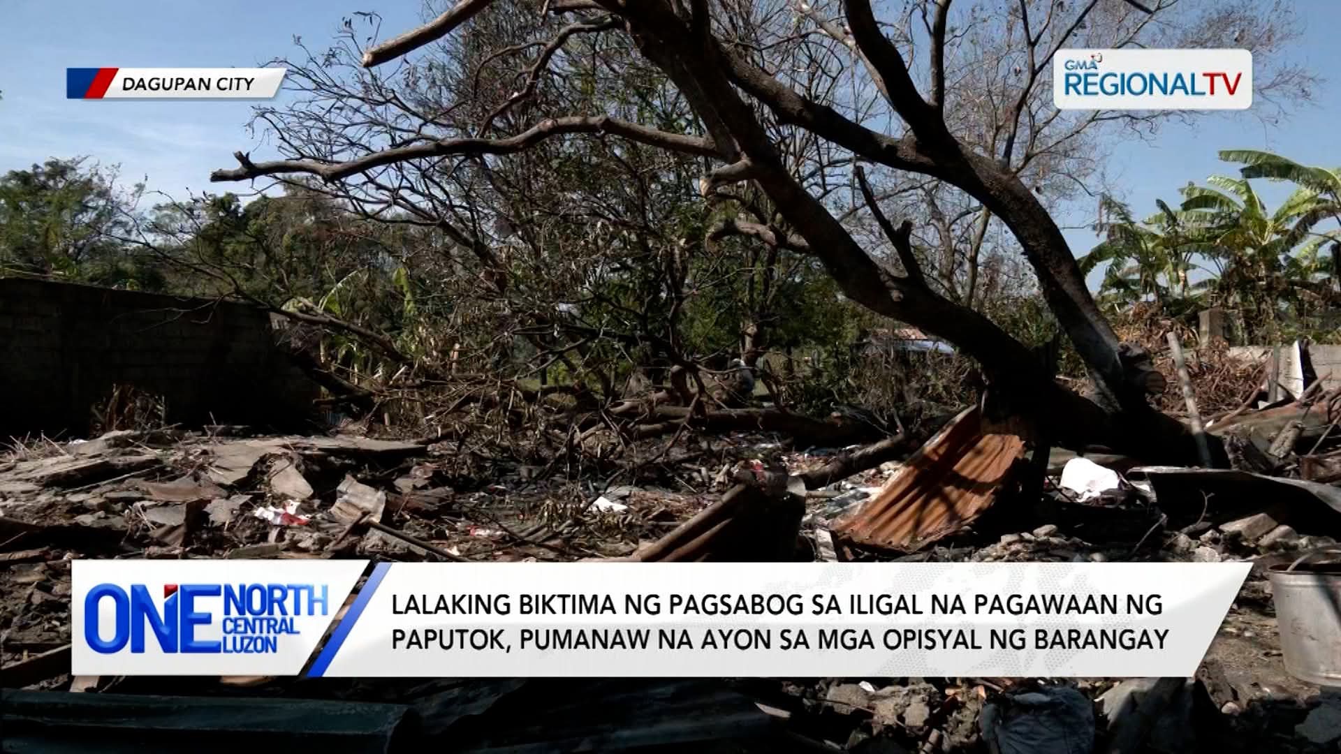 Lalaking biktima ng pagsabog sa iligal na pagawaan ng paputok, pumanaw ...