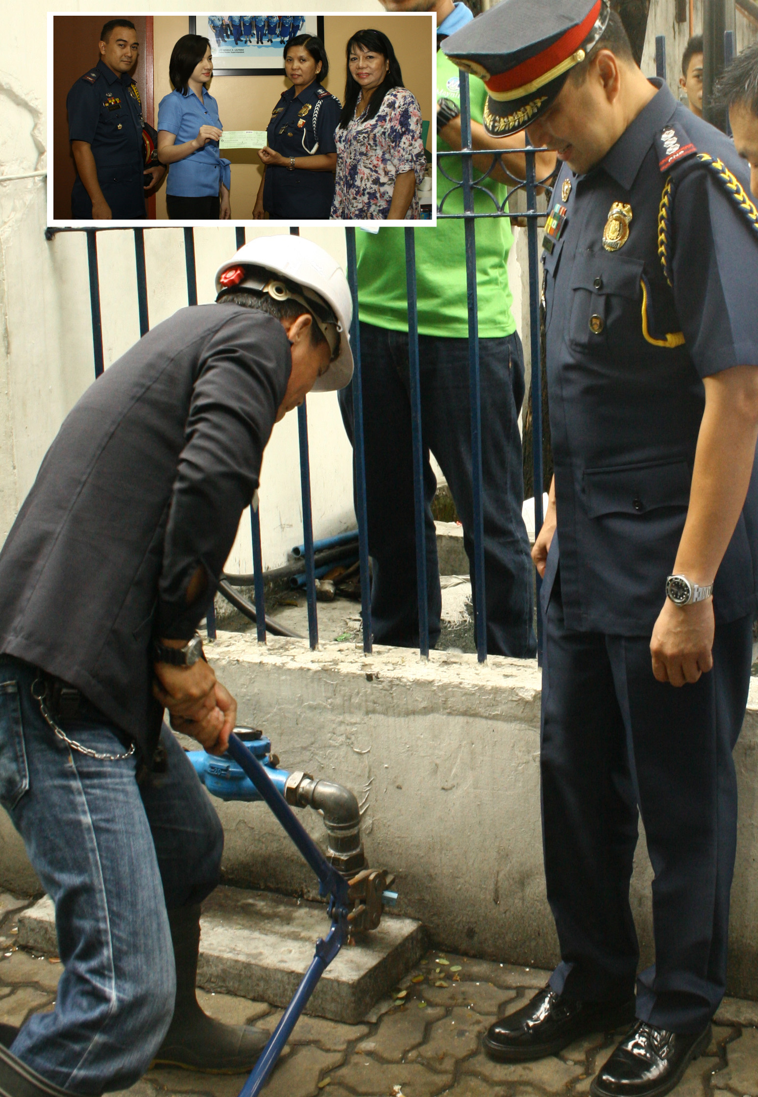 2-week 'drought' at Manila Police District HQ ends | GMA News Online