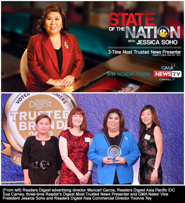 Jessica Soho is 'Most Trusted News Presenter' for the 3rd year in a row ...