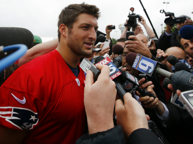 NFL: Tebow 'very thankful' to be Patriot | GMA News Online