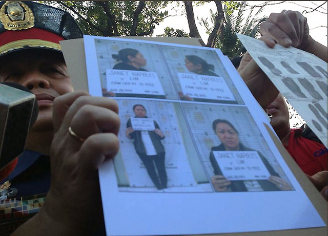 PNP releases Napoles mug shots | Photos | GMA News Online