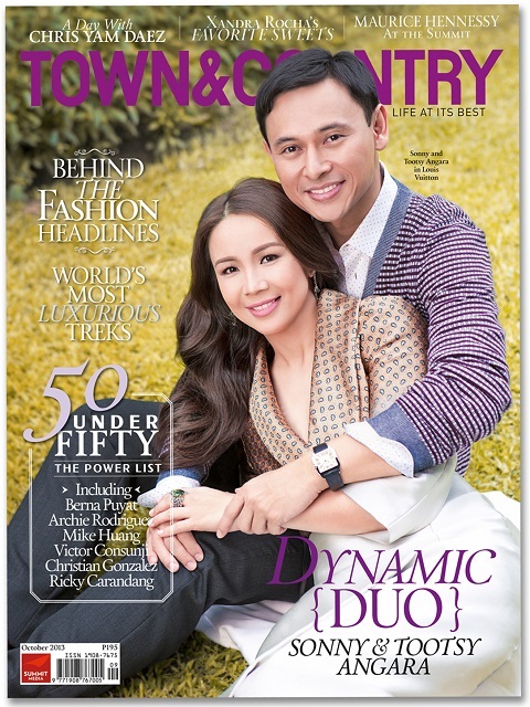 Town&Country aims spotlight on the dynamic duo Sonny and Tootsy Angara ...