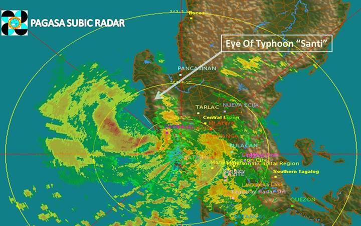 Typhoon Santi leaves parts of Bulacan flooded; Cavite suspends classes ...