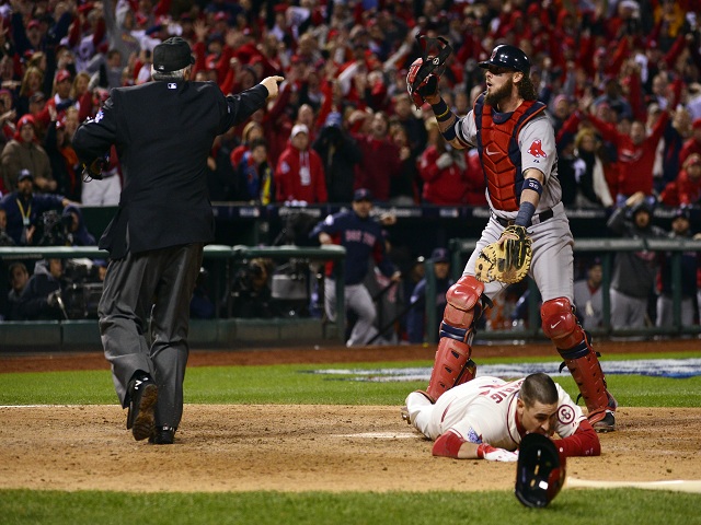 MLB: Officials run the rule over rare game-winning decision in game 3 ...
