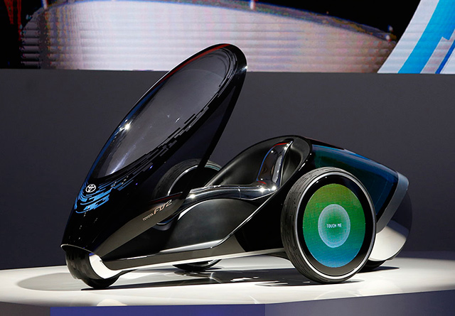 Toyota unveils FV2 concept car at Tokyo Motor Show | Photos | GMA News ...