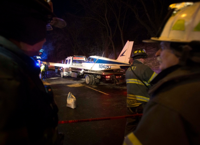 Plane makes emergency landing on New York highway | GMA News Online