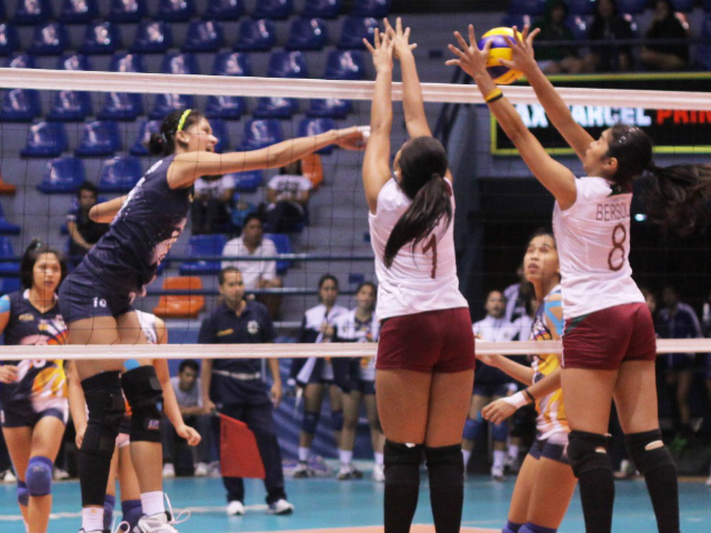 UAAP: Lady Bulldogs shrug off shaky second set to sweep Lady Maroons | GMA News Online