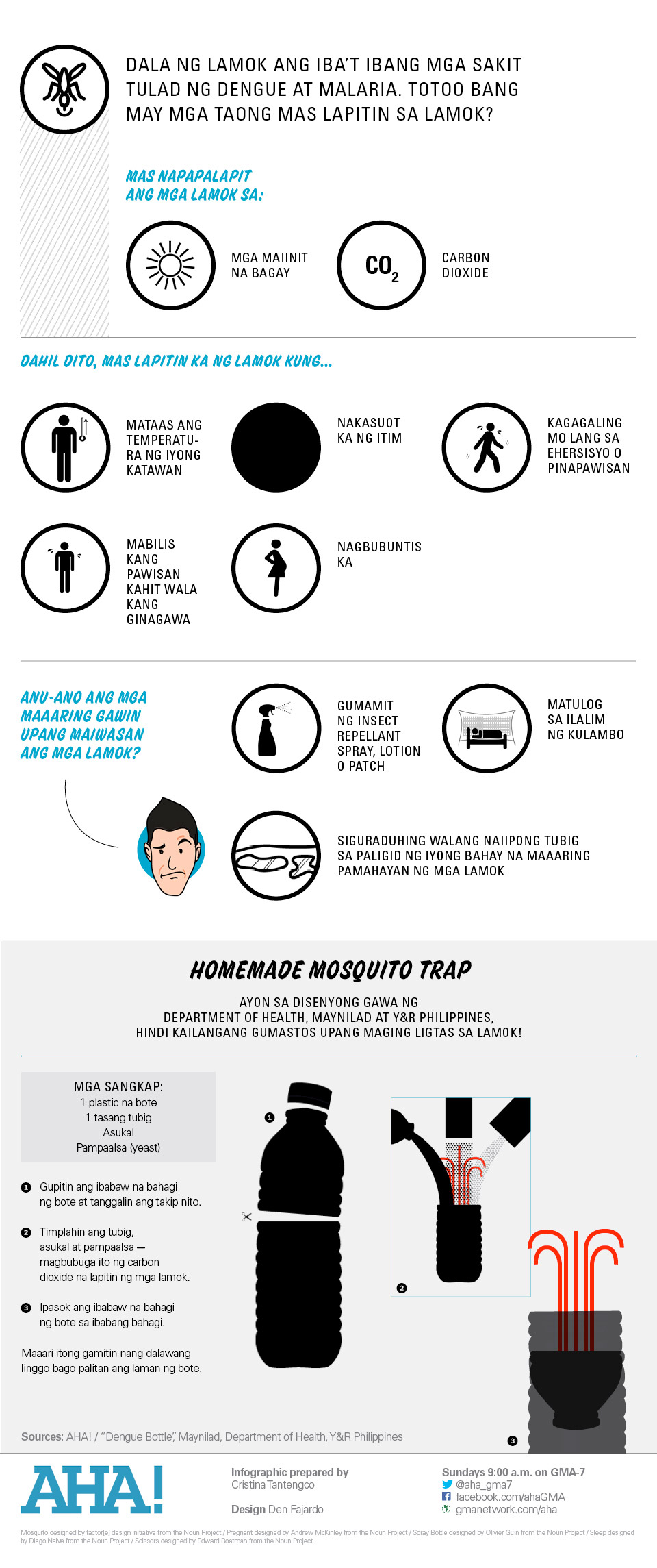 INFOGRAPHIC: Iwas-lamok tips mula sa ‘AHA!’ | GMA News Online