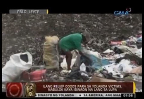 Leyte village receives expired, worm-infested relief goods | GMA News ...
