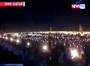 World record sa torch-lighting for peace event, nasungkit ng Iloilo ...