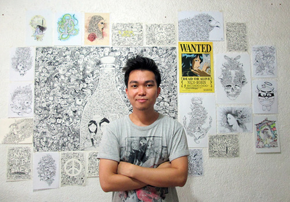 Young Pinoy artist Kerby Rosanes tells stories with doodles | GMA News ...