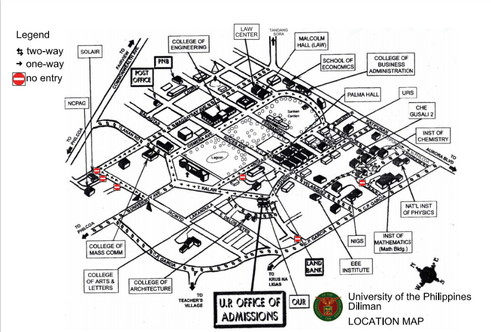 UP releases traffic rerouting scheme for weekend’s UPCAT | GMA News Online