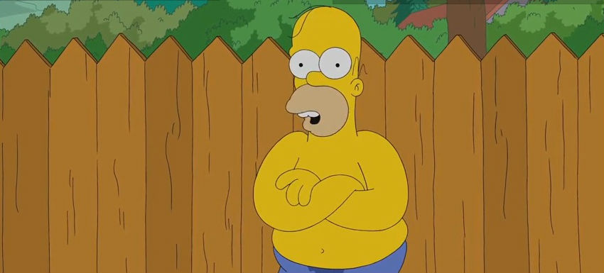 WATCH: Homer Simpson takes ice bucket challenge | GMA News Online