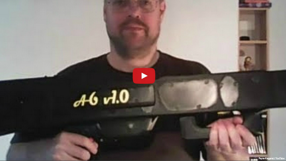 WATCH: Ready, fold, fire! DIY gun folds and shoots paper airplanes ...