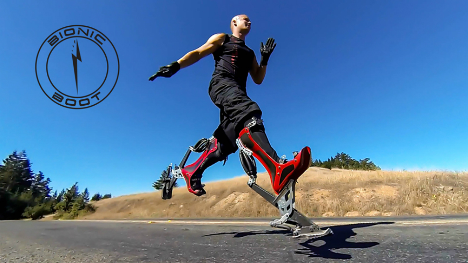 WATCH: These bionic boots let you run as fast as a car | GMA News Online