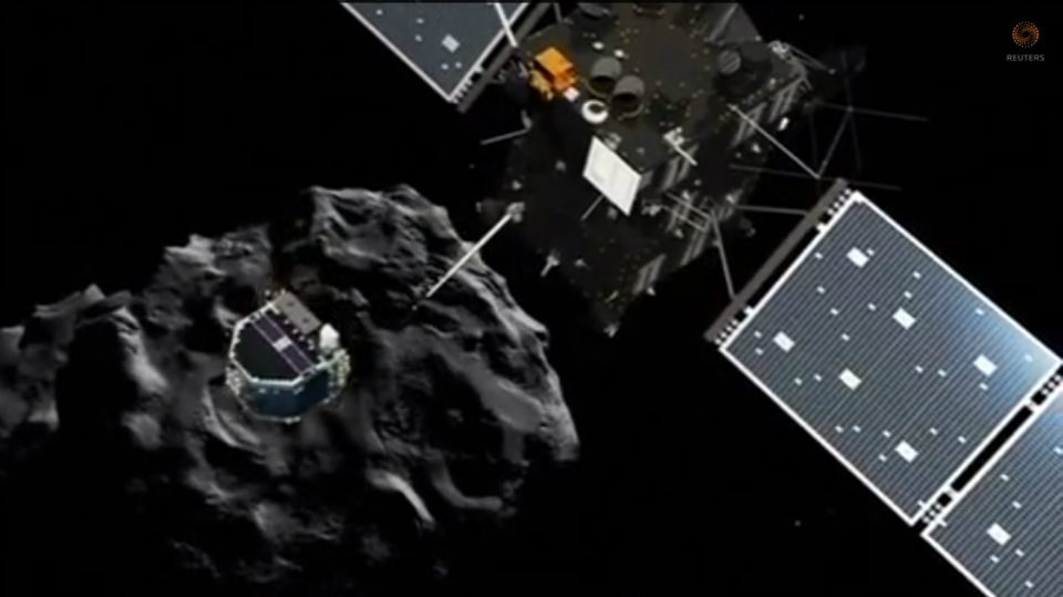 European space probe safely anchored on comet's surface | GMA News Online
