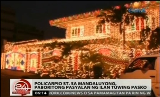 WATCH: Policarpio Street lights up Mandaluyong with Christmas cheer ...