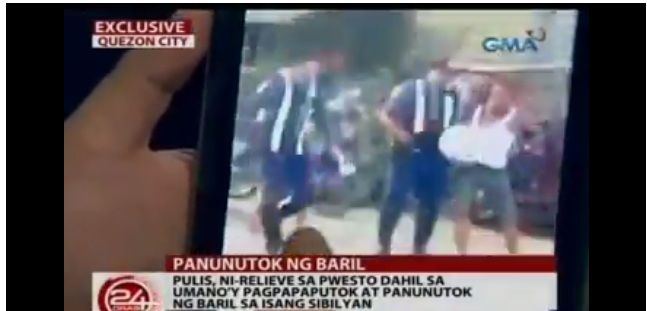 QC cop caught on video aiming gun at motorist relieved, disarmed | GMA ...