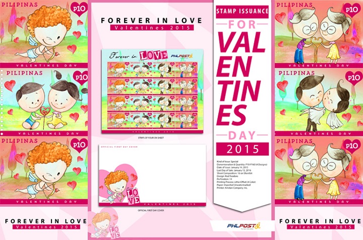 PHLPost issues comic strip-style Valentine’s Day stamps | GMA News Online