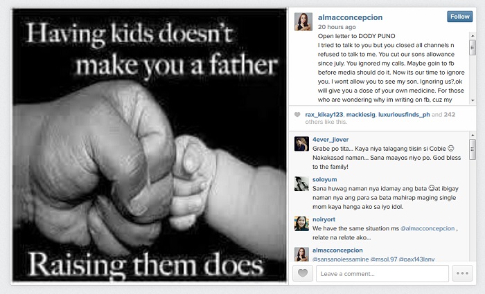 Alma Concepcion writes open letter to Dody Puno: 'I won't allow you to ...