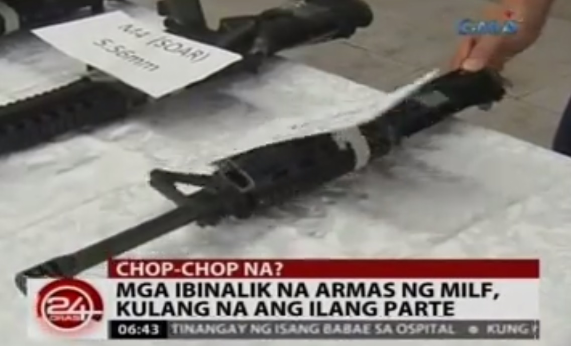 Chop-chop? SAF guns ‘stripped of scopes, costly parts’ | GMA News Online