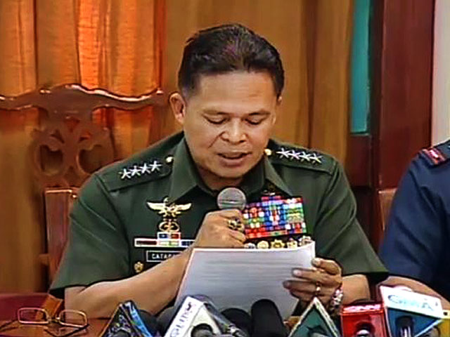 Catapang orders filing of charges vs. new BIFF leader | GMA News Online