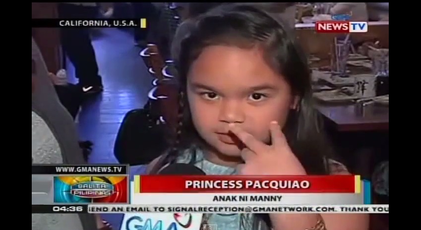 WATCH: Pacquiao's daughter Princess has a message for Floyd Mayweather ...