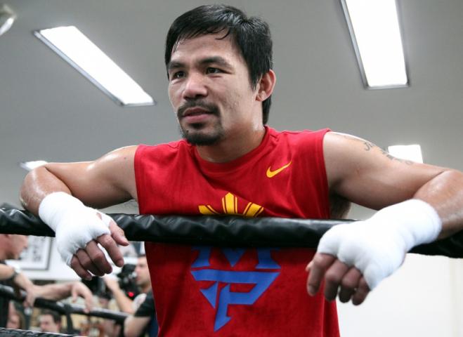 LOOK: Keanu Reeves, pinakabagong Hollywood celeb na bumisita kay Pacquiao