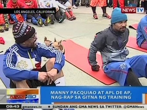 WATCH: Manny Pacquiao shows off rap game alongside apl.de.ap | GMA News ...