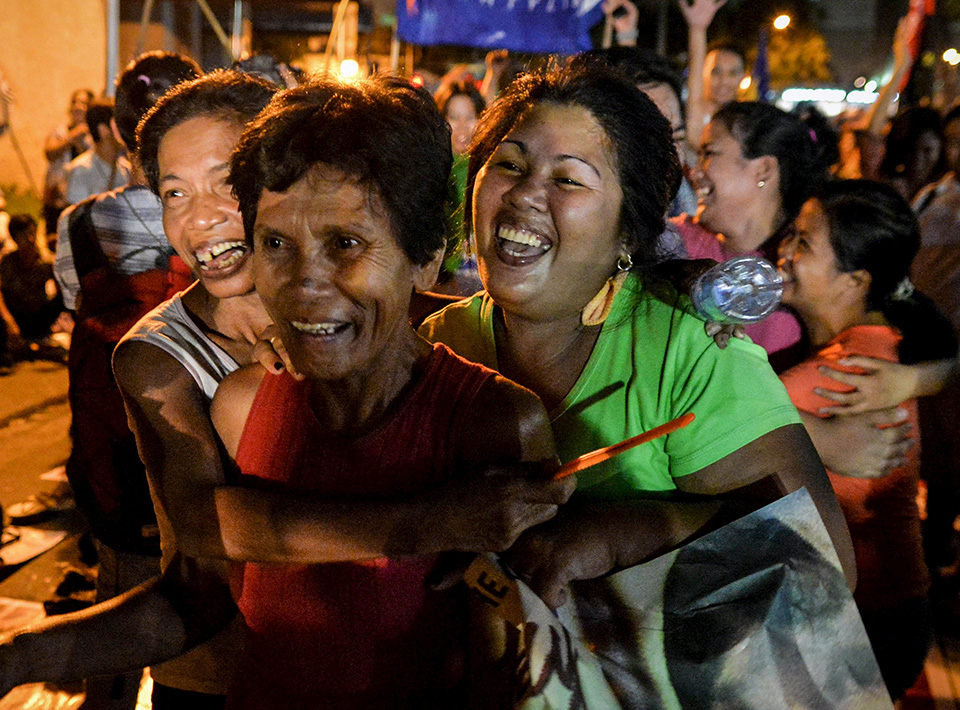People in the philippines celebrate