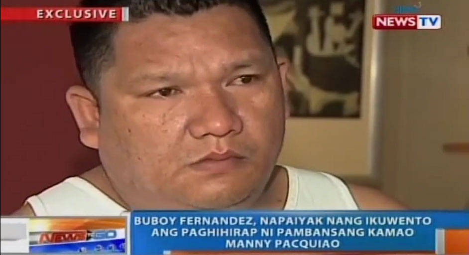 Tearful Buboy admits: I convinced Manny to fight despite injury | GMA ...