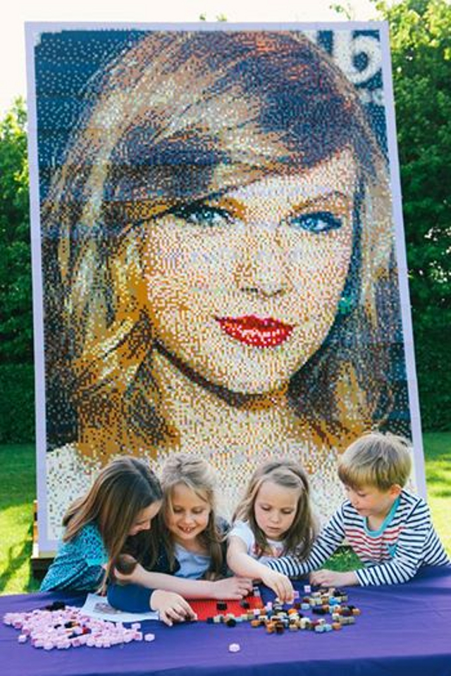 LOOK: Taylor Swift gets LEGO treatment with 35k-brick mosaic | GMA News ...