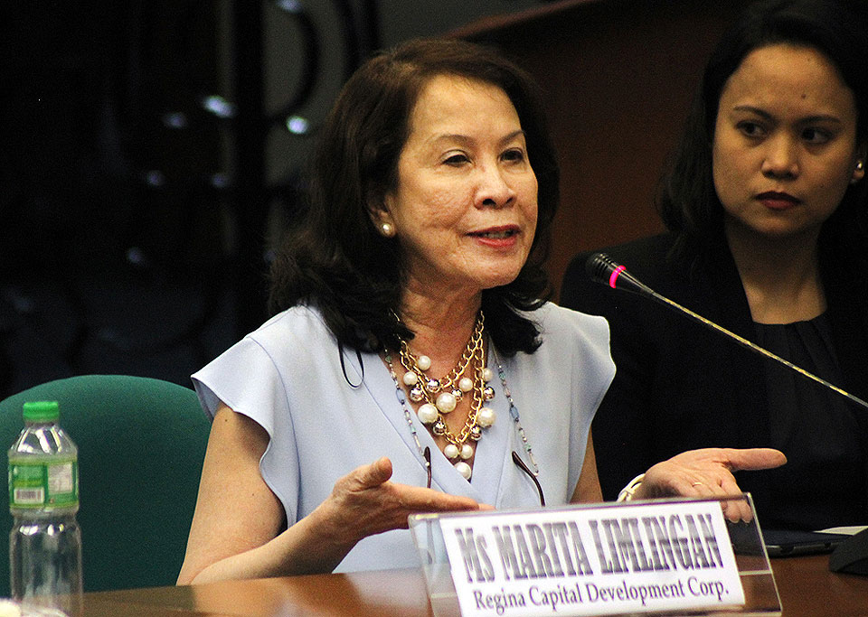 Limlingan sister-in-law appears before Senate, denies her company’s ...