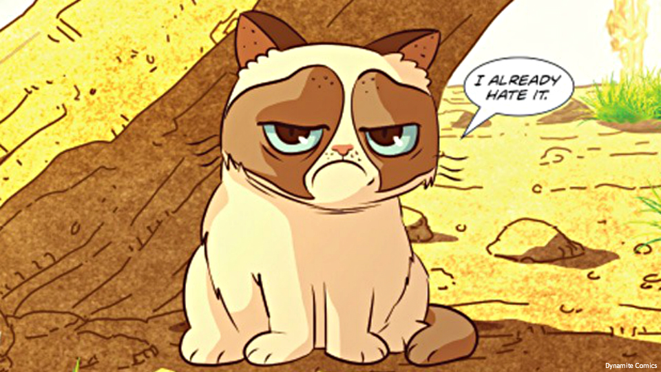 Grumpy Cat gets her own comic book—and she hates it already | GMA News ...