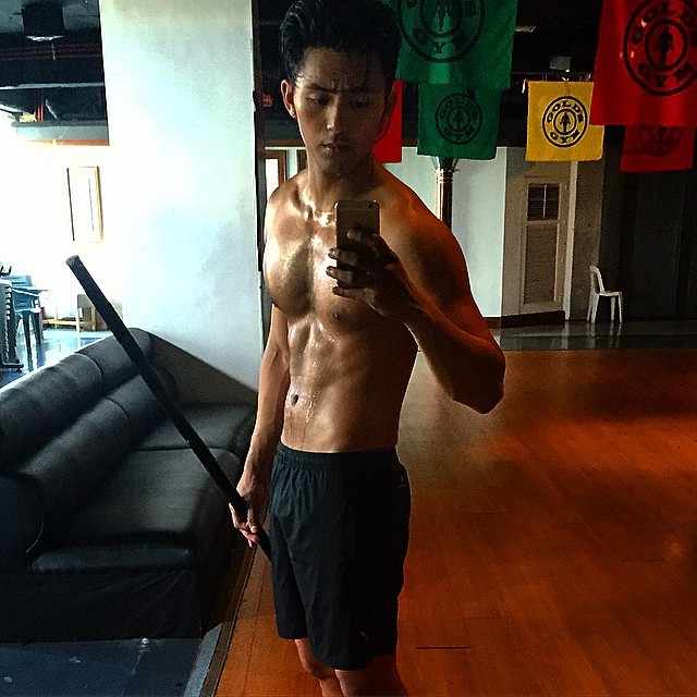 GALLERY: Enzo Pineda shows off sculpted body: 'If you've got it, flaunt it'