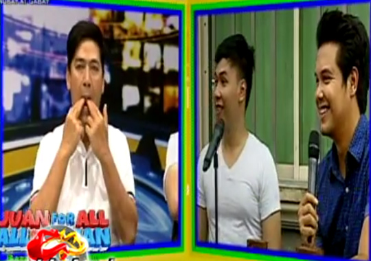 WATCH: Bossing Vic Sotto, nagpakitang gilas sa pagsipol | GMA News Online