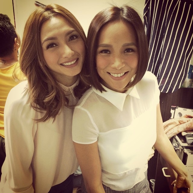 Iya Villania snaps a photo with Pia Guanio on her first day as ‘24 Oras ...