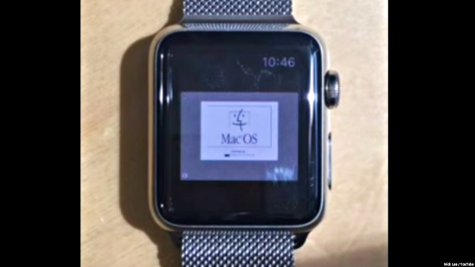 This guy made his Apple Watch run a full Mac OS... from 1996 | GMA News ...