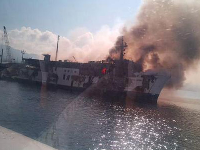 Ormoc port ship fire lasts 20 hours, finally put out on Sunday | GMA ...
