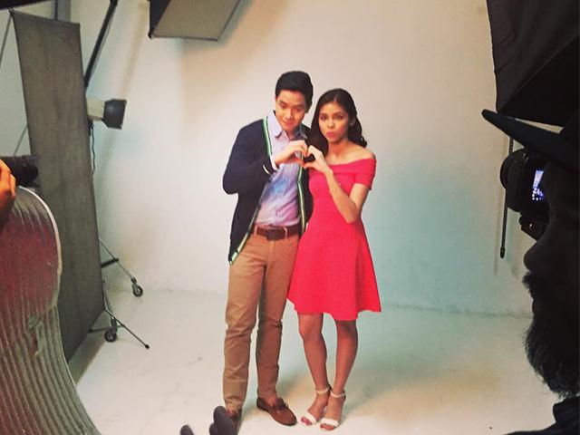 A look at AlDub's first photo shoot together | GMA News Online