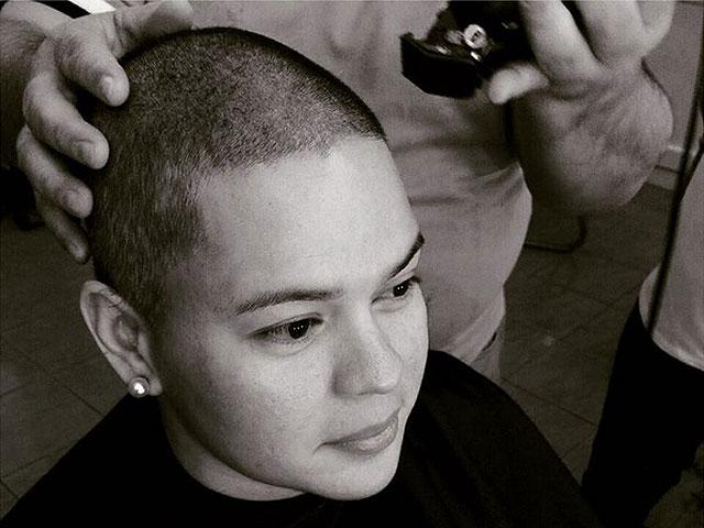 Inday Sara shaves head in support of Duterte's presidential run | GMA ...