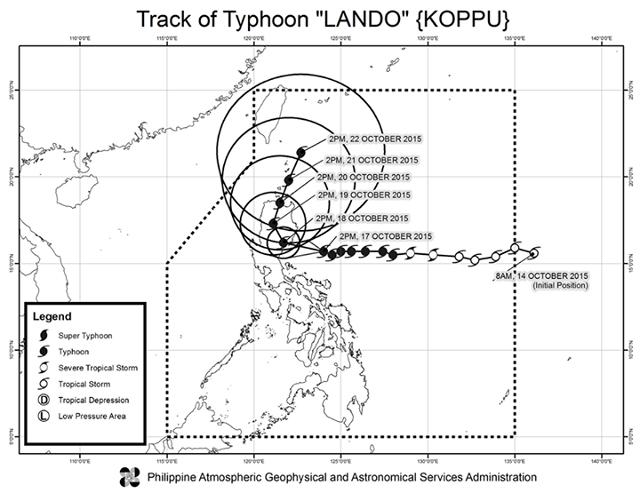 Typhoon Lando intensifies further; Aurora under Signal 4 | GMA News Online